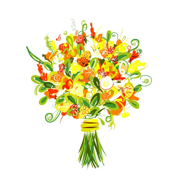 Kytice kreslená Stock vektory, Royalty Free Kytice kreslená Ilustrace ...