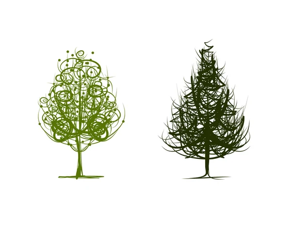 Stages of growing tree for your design — Stock Vector © Kudryashka ...