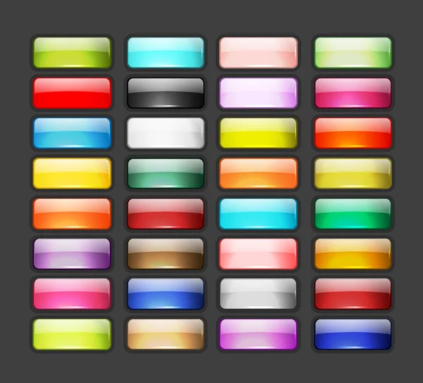 Glossy button Stock Vectors, Royalty Free Glossy button Illustrations ...