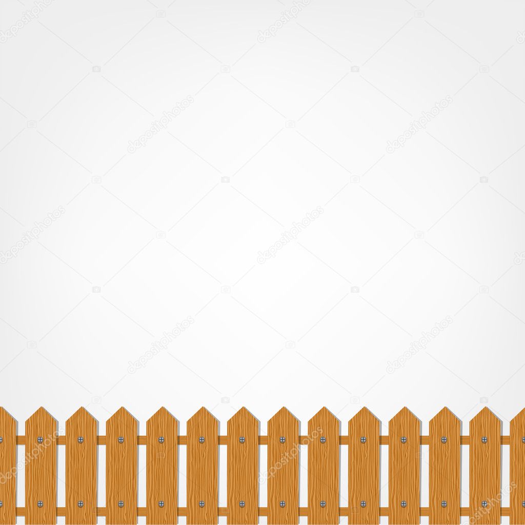 Wooden fence, seamless pattern for your design Stock Vector Image by ...