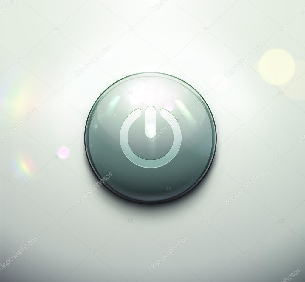 Power button Stock Vector Image by ©ladyann #16215863