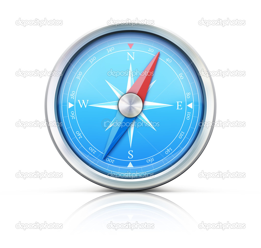 Blue compass Stock Photo by ©ladyann 19540509