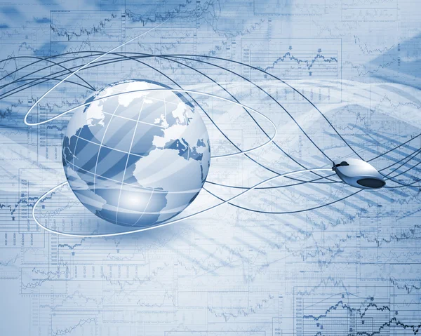 Image of light blue planet Earth — Stock Photo © SergeyNivens #13350411