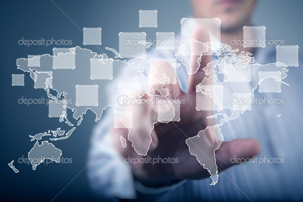 Internet concept of global technology Stock Photo by ©SergeyNivens 13383365