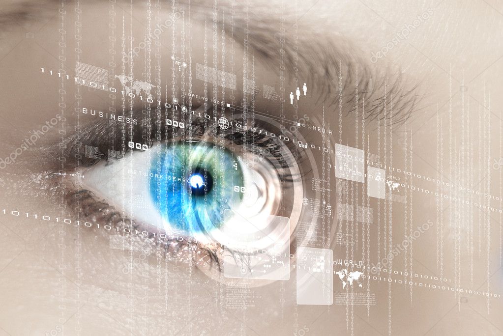 Digital eye — Stock Photo © SergeyNivens #13469341
