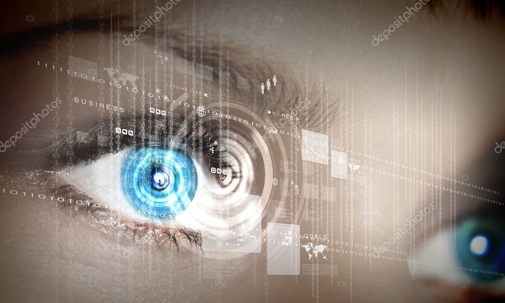 Digital eye — Stock Photo © SergeyNivens #13601536