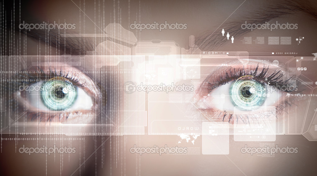 Digital eye Stock Photo by ©SergeyNivens 13635833