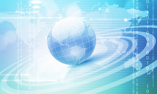 Technology and the world Stock Photo by ©SergeyNivens 11357897