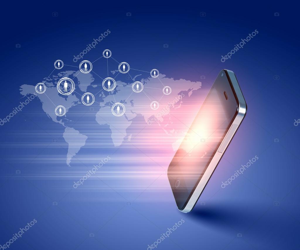 Modern communication technology Stock Photo by ©SergeyNivens 16244101