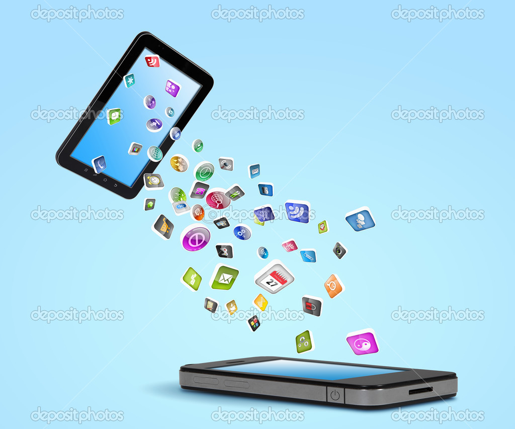 Modern communication technology — Stock Photo © SergeyNivens #16359171