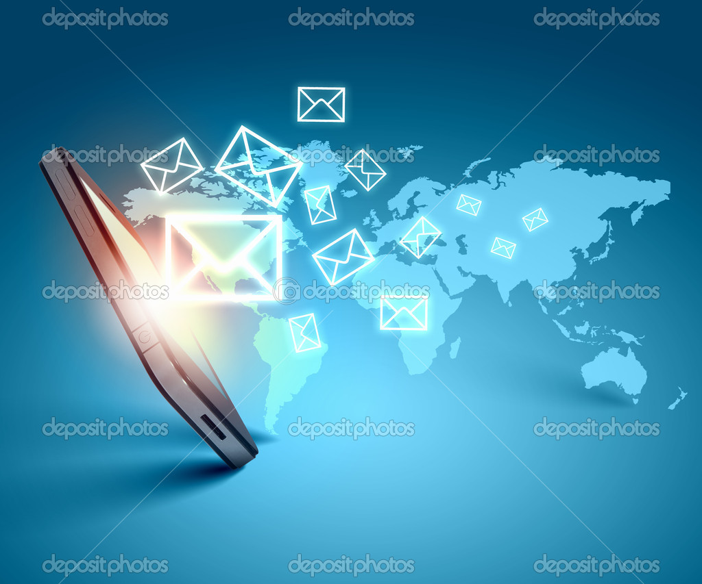 Modern communication technology — Stock Photo © SergeyNivens #16359937