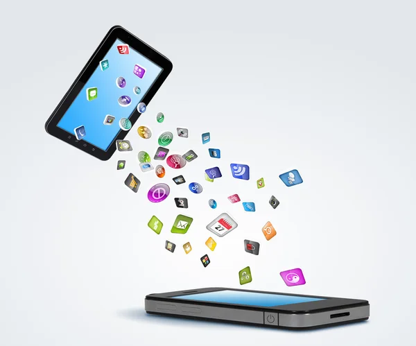 Modern communication technology Stock Photo by ©SergeyNivens 16359171