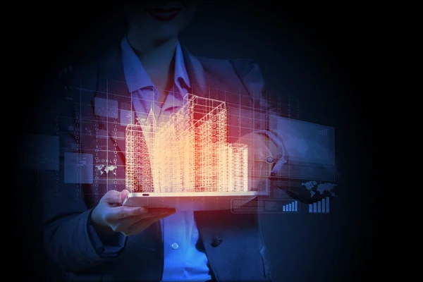 Engineering automation building design Stock Photo by ©SergeyNivens ...