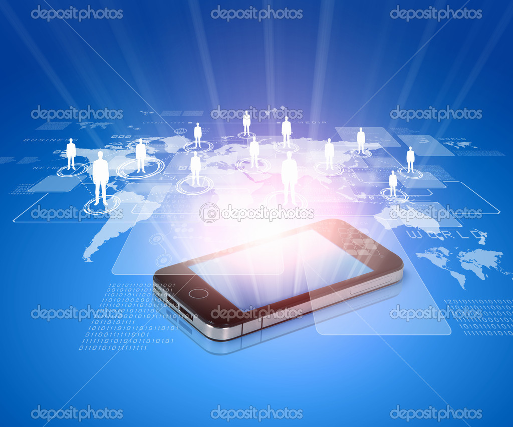 Modern communication technology Stock Photo by ©SergeyNivens 16360793