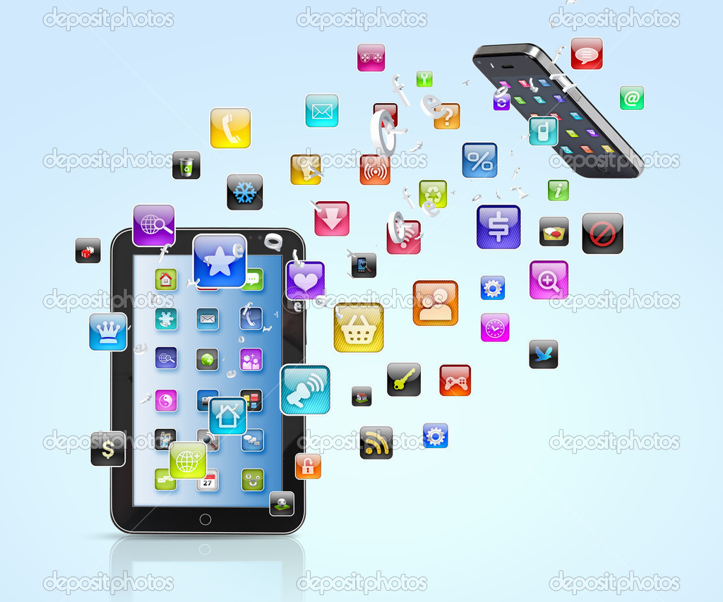 Modern communication technology — Stock Photo © SergeyNivens #16361061