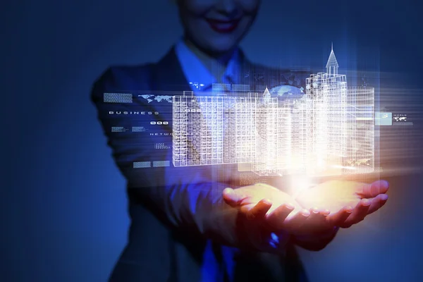 Engineering automation building design Stock Photo by ©SergeyNivens ...