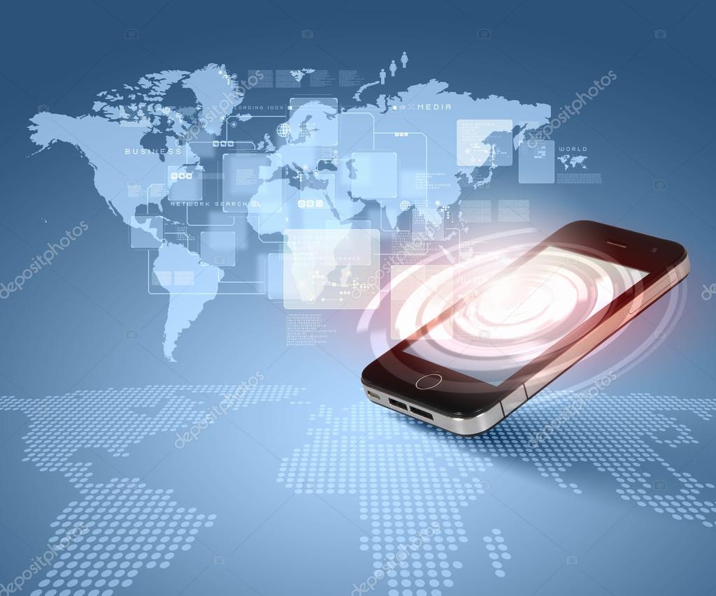 Modern communication technology — Stock Photo © SergeyNivens #16370369