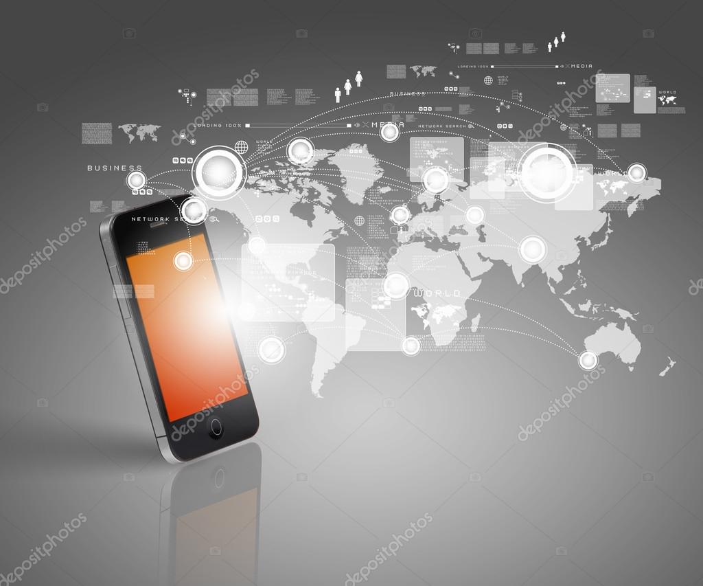 Modern communication technology — Stock Photo © SergeyNivens #16372769