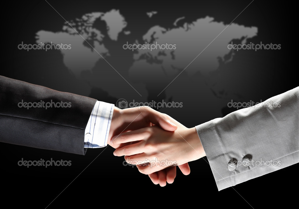 Image of business handshake — Stock Photo © SergeyNivens #21128095