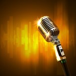 Microphone poster background Stock Vector Image by ©ranker666 #3385360