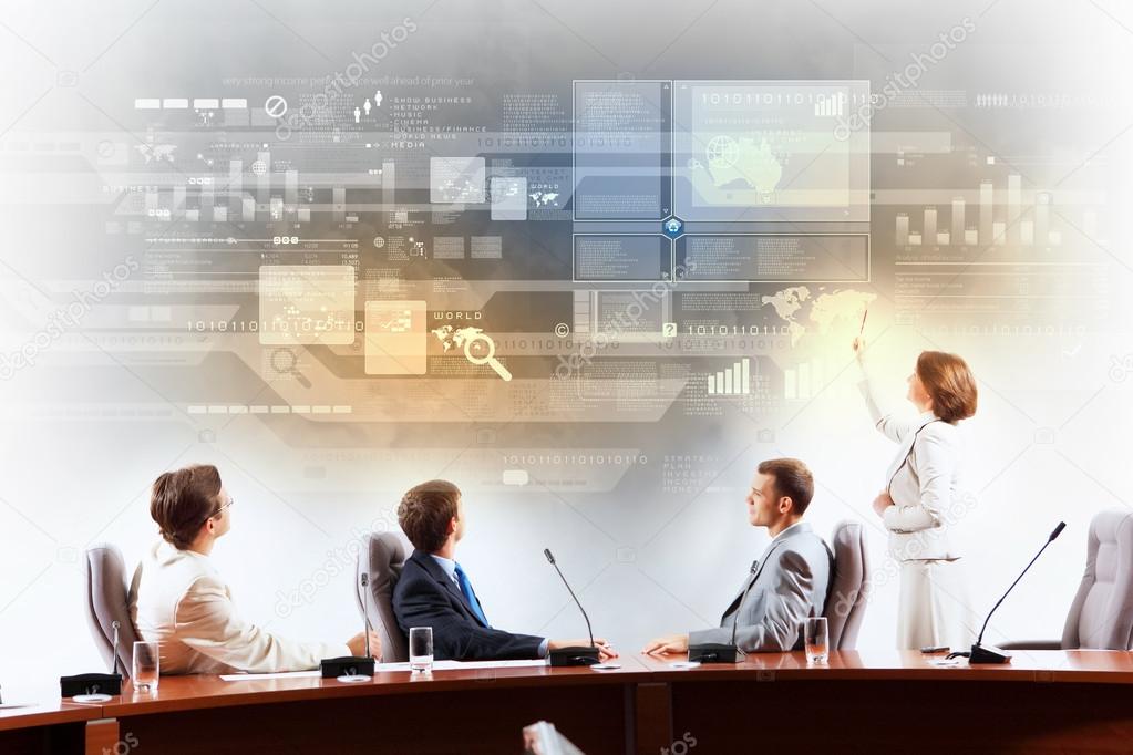 Business presentation — Stock Photo © SergeyNivens #21216393