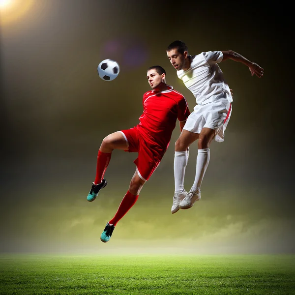 Two football player — Stock Photo © SergeyNivens #26262159