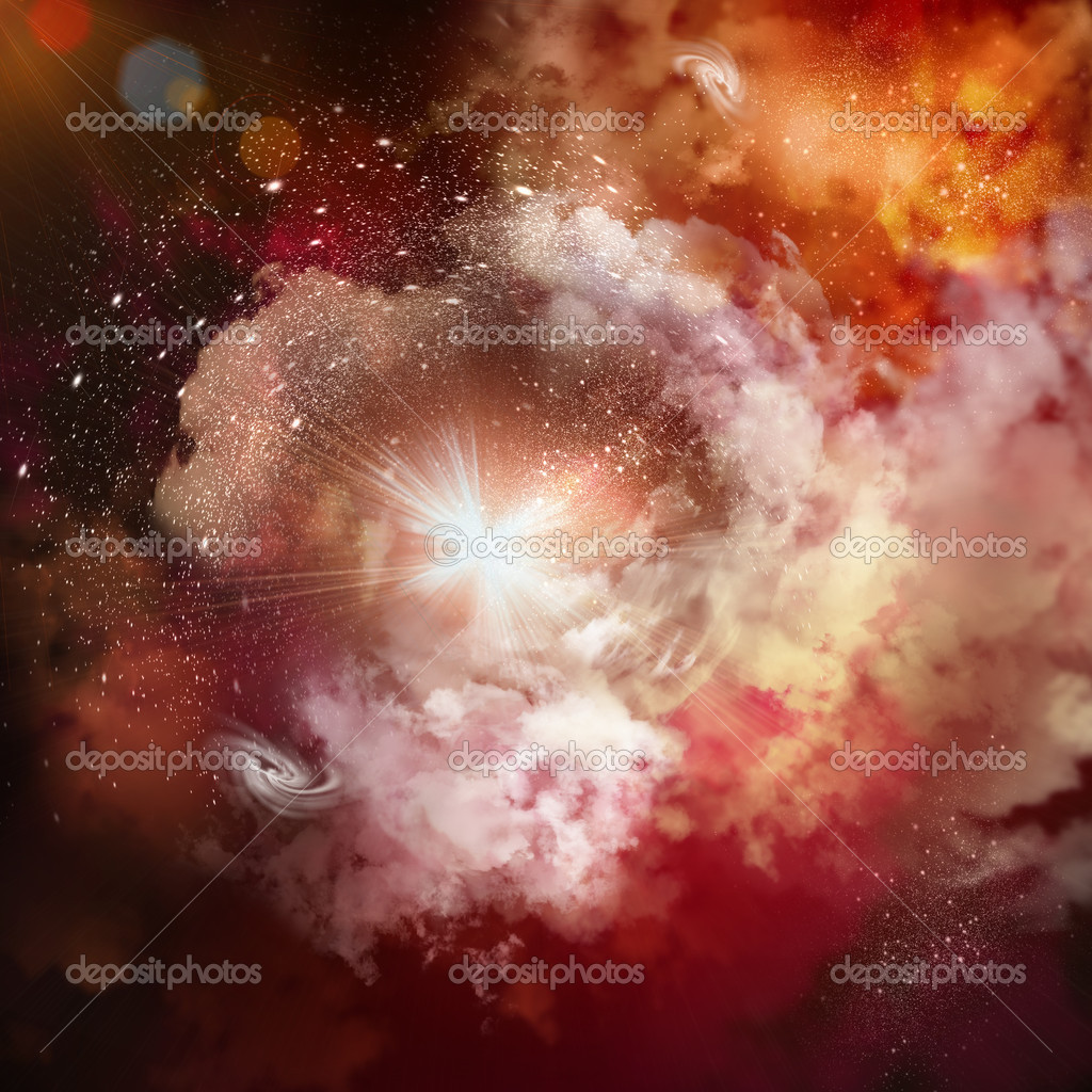 Cosmic clouds of mist Stock Photo by ©SergeyNivens 26370929