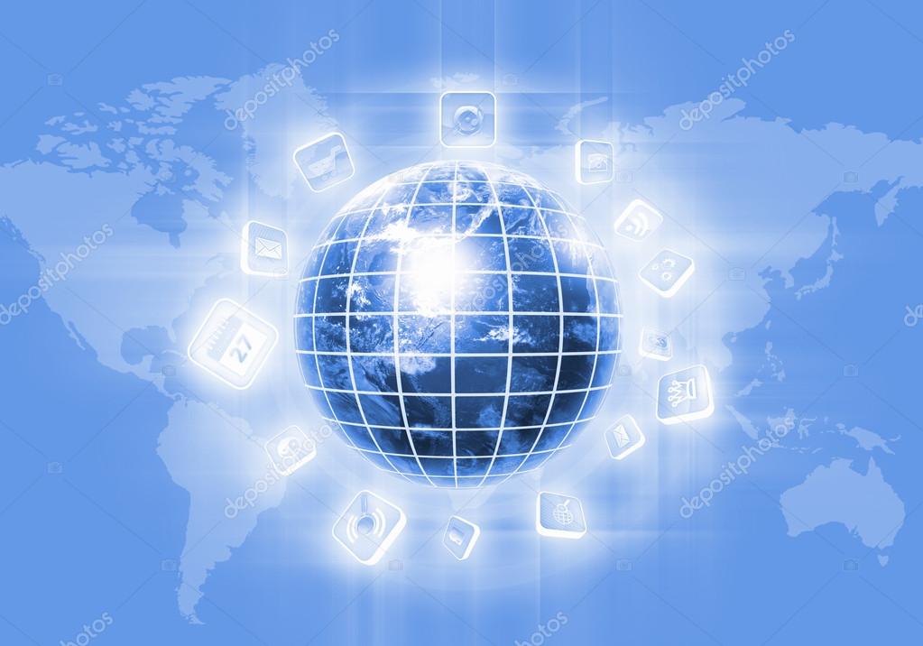 Digital globe image Stock Photo by ©SergeyNivens 29011011