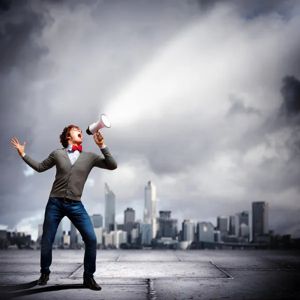 Person megaphone Stock Photos, Royalty Free Person megaphone Images ...