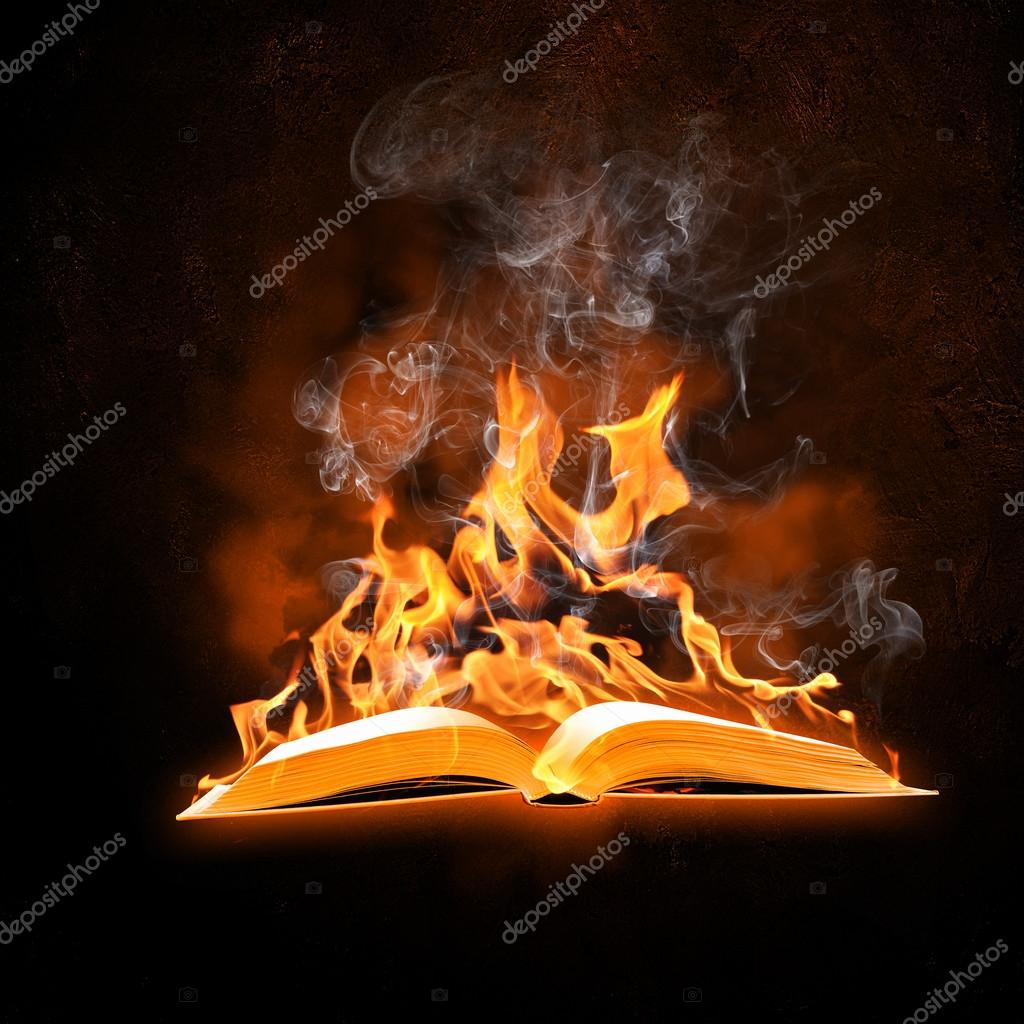Burning book Stock Photo by ©SergeyNivens 29804067
