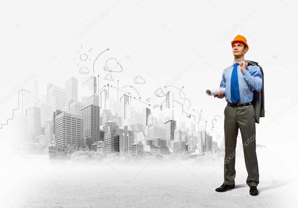 Man engineer — Stock Photo © SergeyNivens #29896613