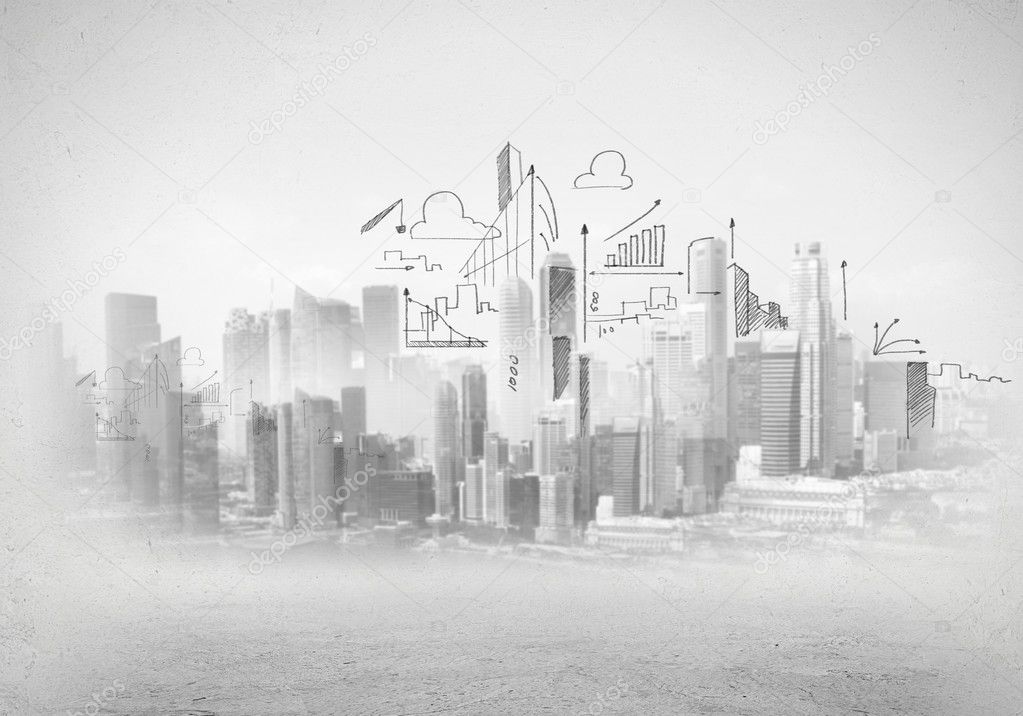 Construction sketch — Stock Photo © SergeyNivens #29941155