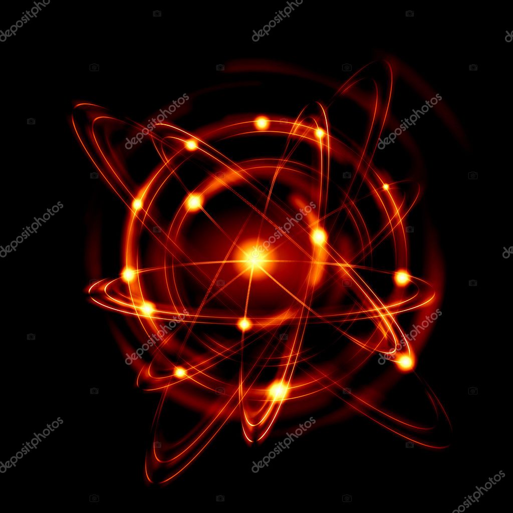Atom image Stock Photo by ©SergeyNivens 29942487