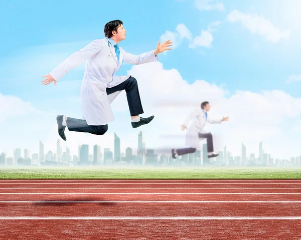 Running doctor Stock Photos, Royalty Free Running doctor Images ...