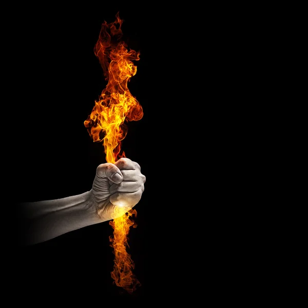Fire hand Stock Photos, Royalty Free Fire hand Images | Depositphotos