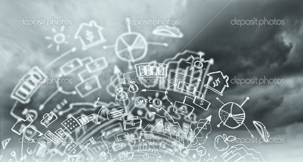 Sketch background Stock Photo by ©SergeyNivens 40680515