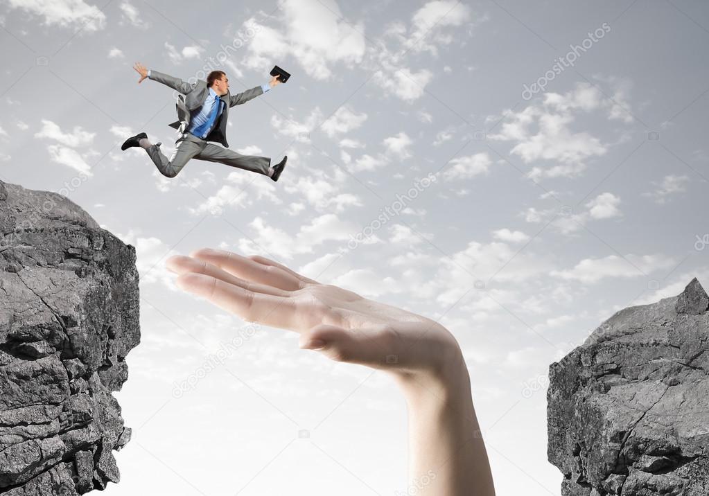 Overcoming difficulties Stock Photo by ©SergeyNivens 40691189