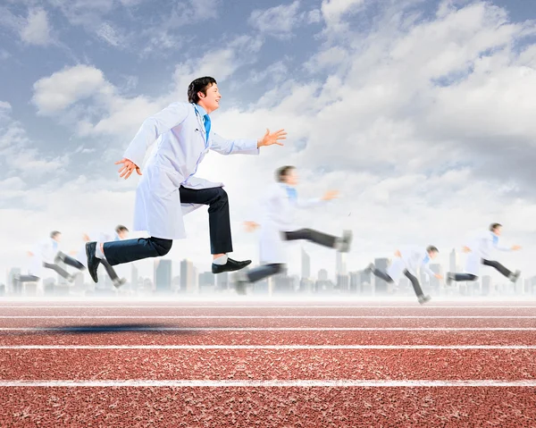 Running doctor Stock Photos, Royalty Free Running doctor Images ...
