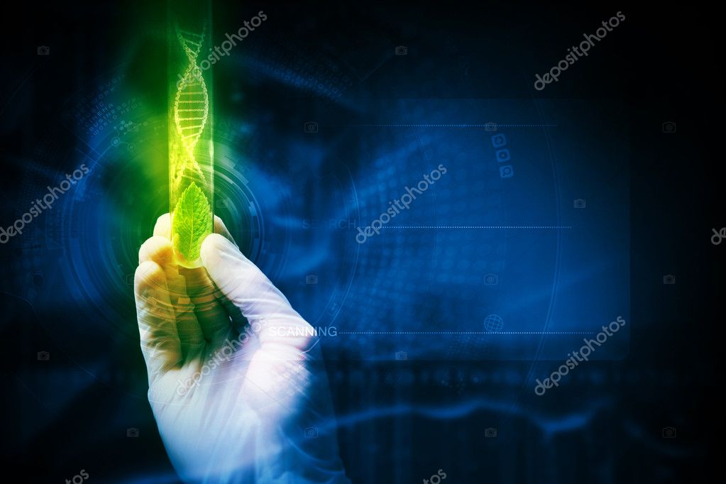 DNA molecule Stock Photo by ©SergeyNivens 41124113