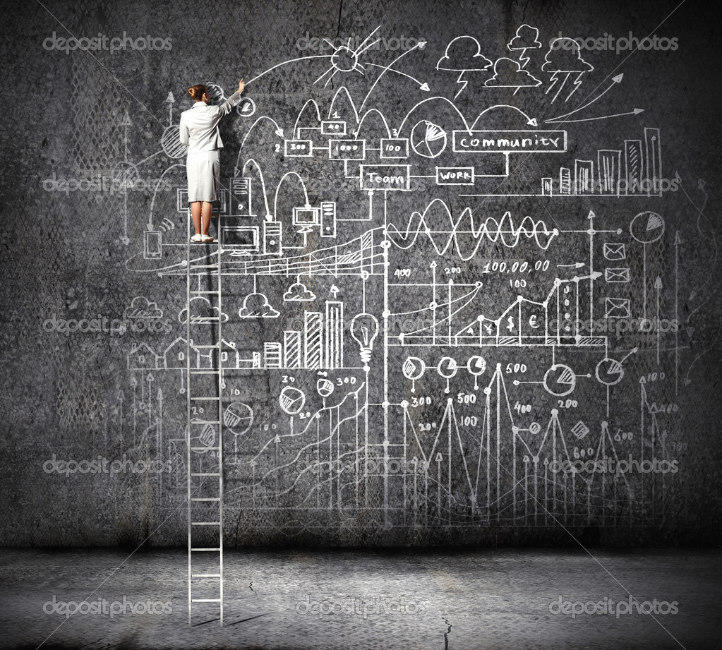 Big business plan — Stock Photo © SergeyNivens #41804041