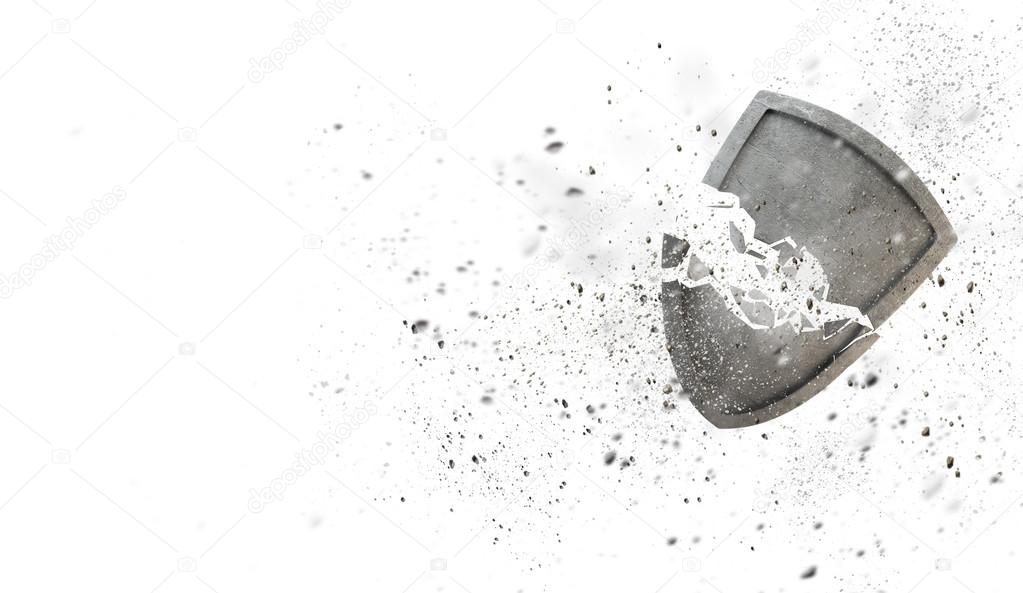 Broken shield Stock Photo by ©SergeyNivens 50118831