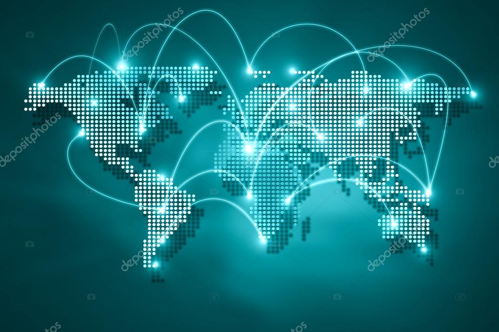 Global interaction Stock Photo by ©SergeyNivens 50211787