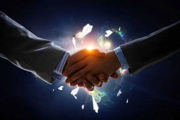 Handshake and light handshake Stock Photos, Royalty Free Handshake and ...