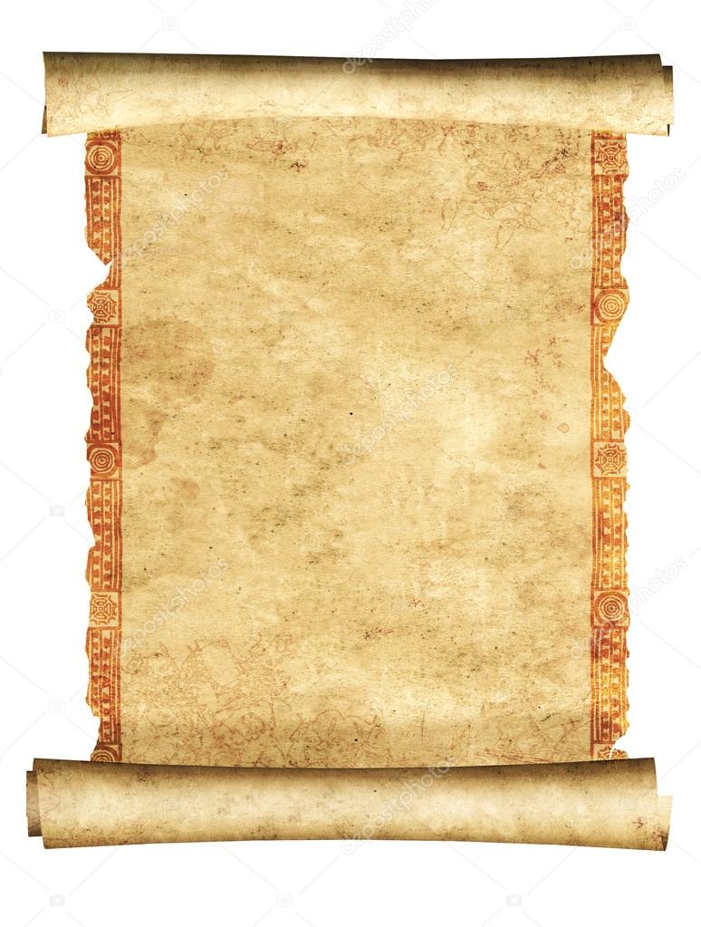 3D Schriftrolle altes Pergament — Stockfoto © frenta #32521027