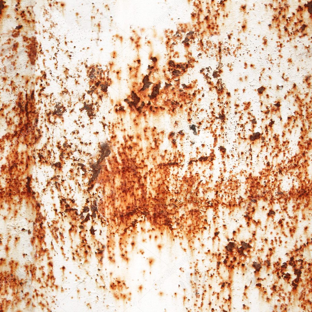 White Rusted Metal Texture