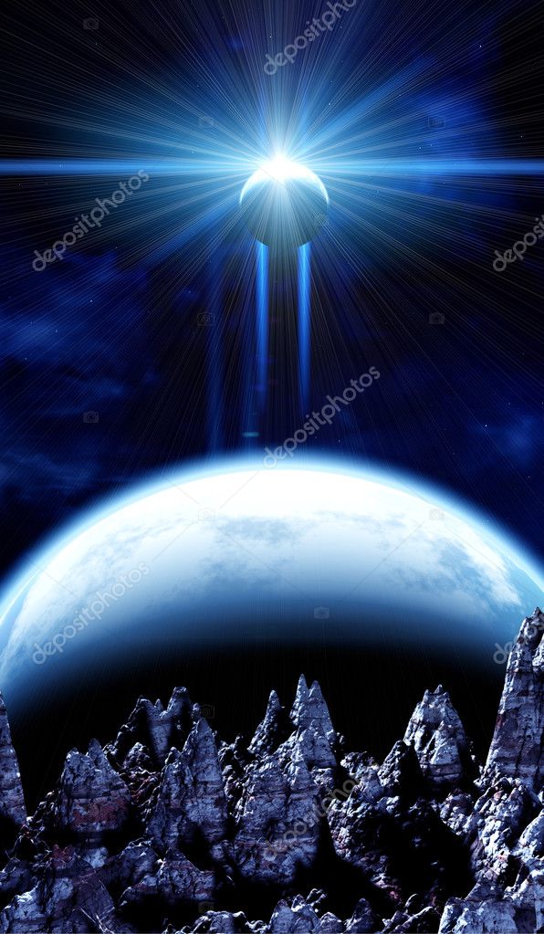 Beautiful space scene — Stock Photo © frenta #41976267