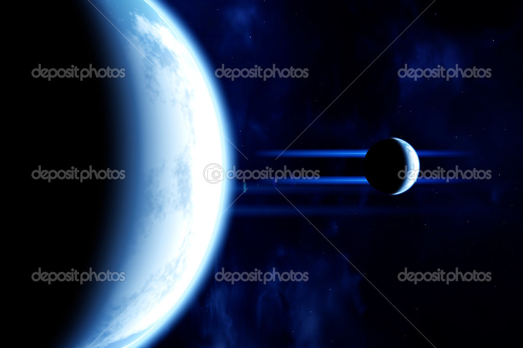 Beautiful space scene Stock Photo by ©frenta 42789169