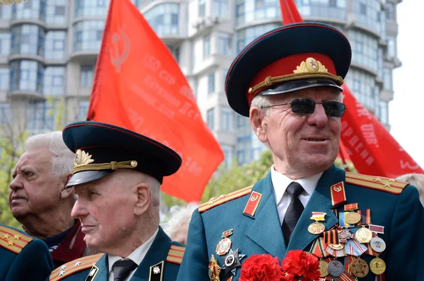 Old veterans come to celebrate Victory Day in commemoration of Soviet ...