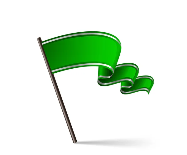 Icono bandera verde imágenes de stock de arte vectorial | Depositphotos