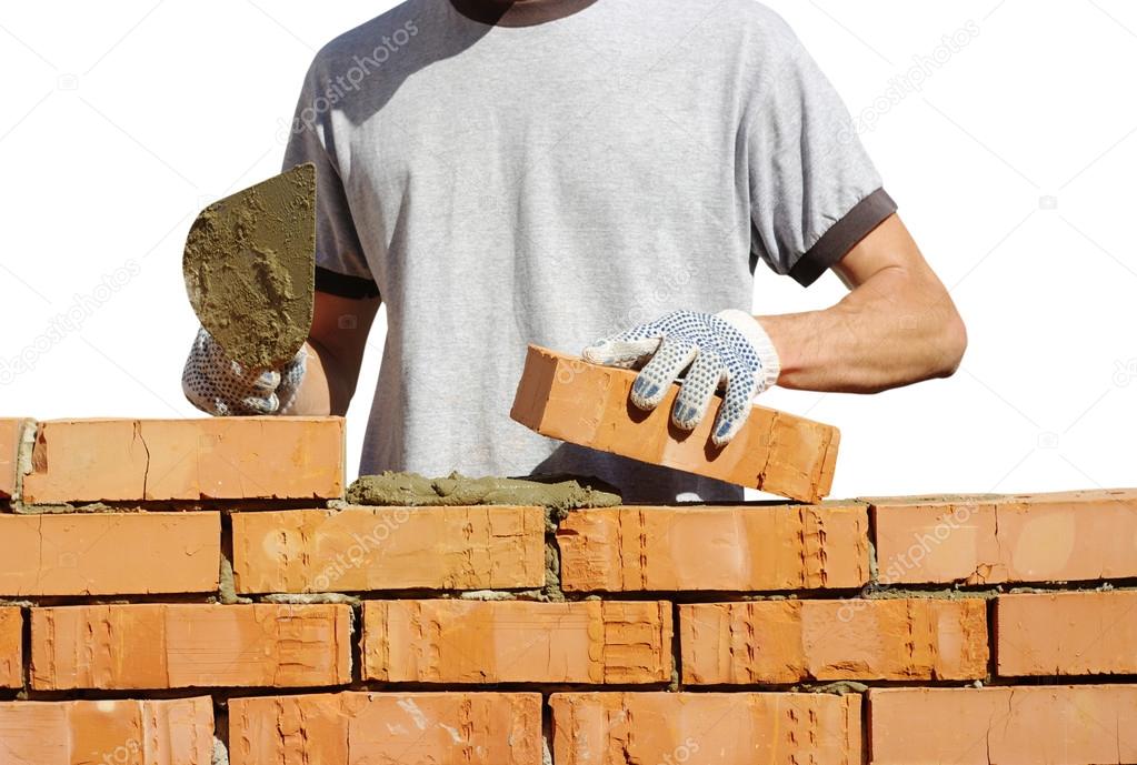 Bricklayer — Stock Photo © Ale-ks #19748997
